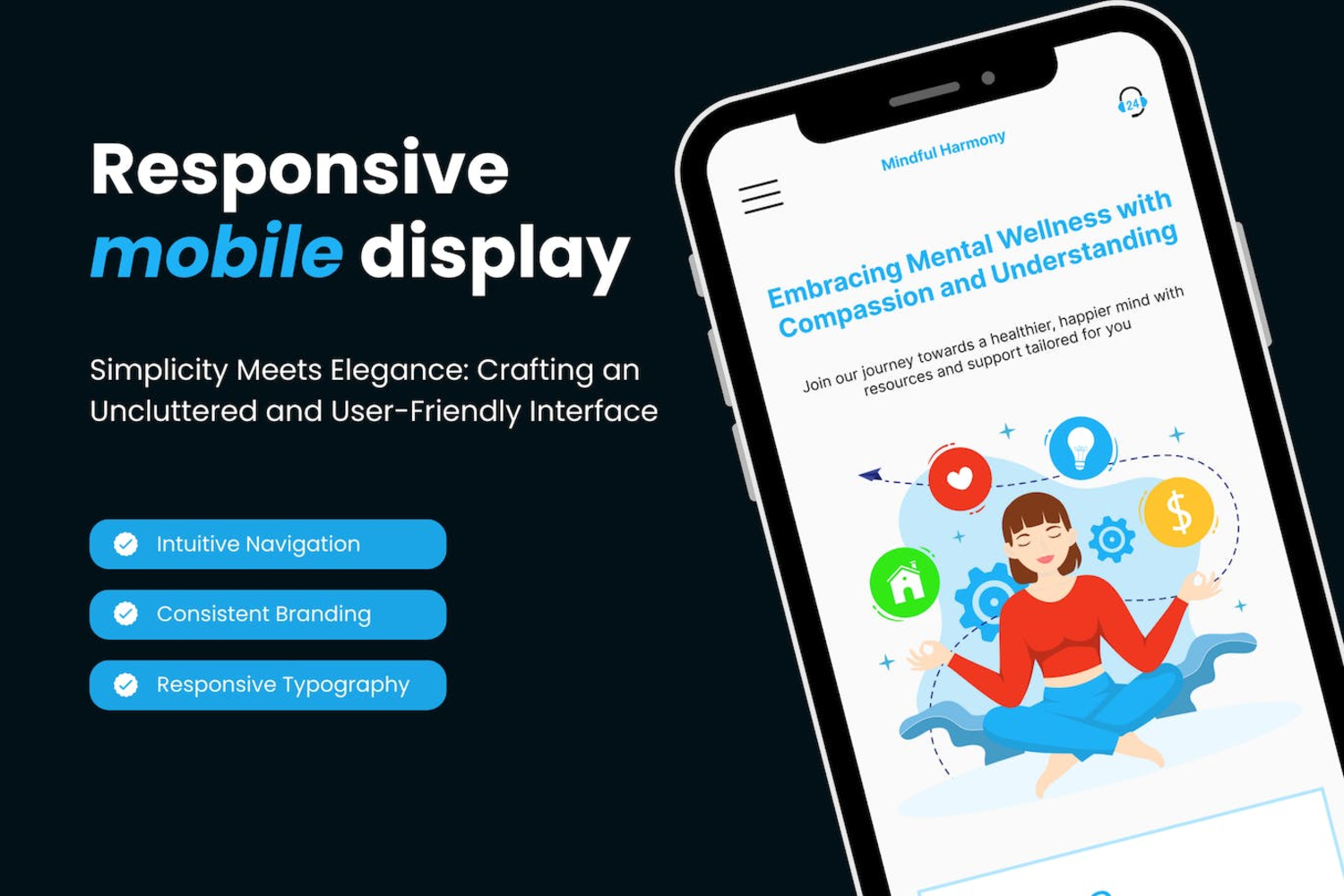 5929 心理健康电脑登陆页面-Mindful Harmony _ 果觅网（gooodme）